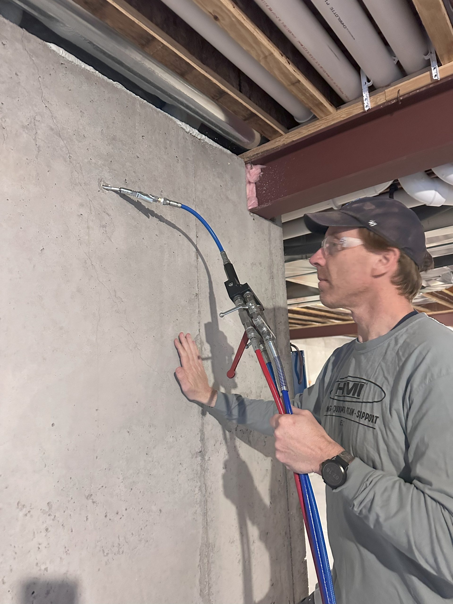 Manitowoc Home's Foundation Restored Using Acrylate Grout